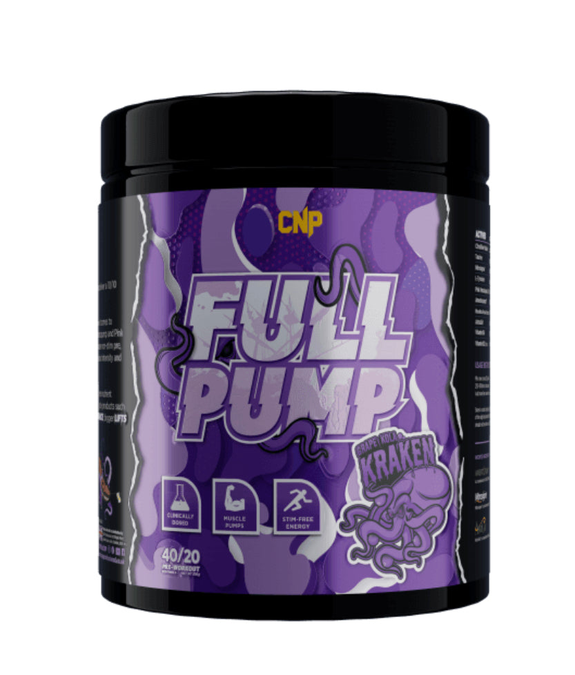 Full Pump Pre Workout (Stim Free) 300g - CNP - BodyBalance Supplements